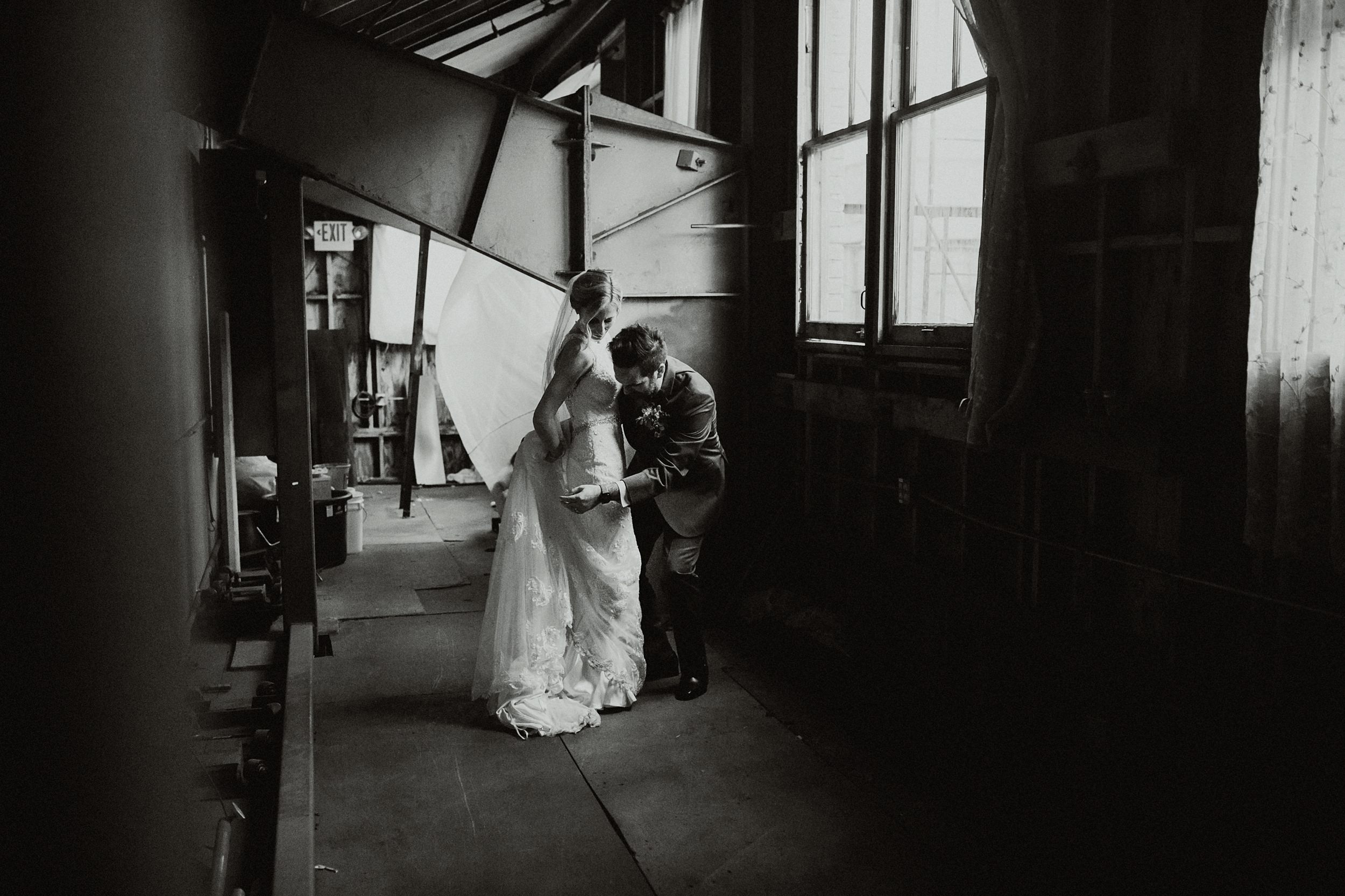 Backlot Wedding at CBS Studios New York Street | Shadney + Adam