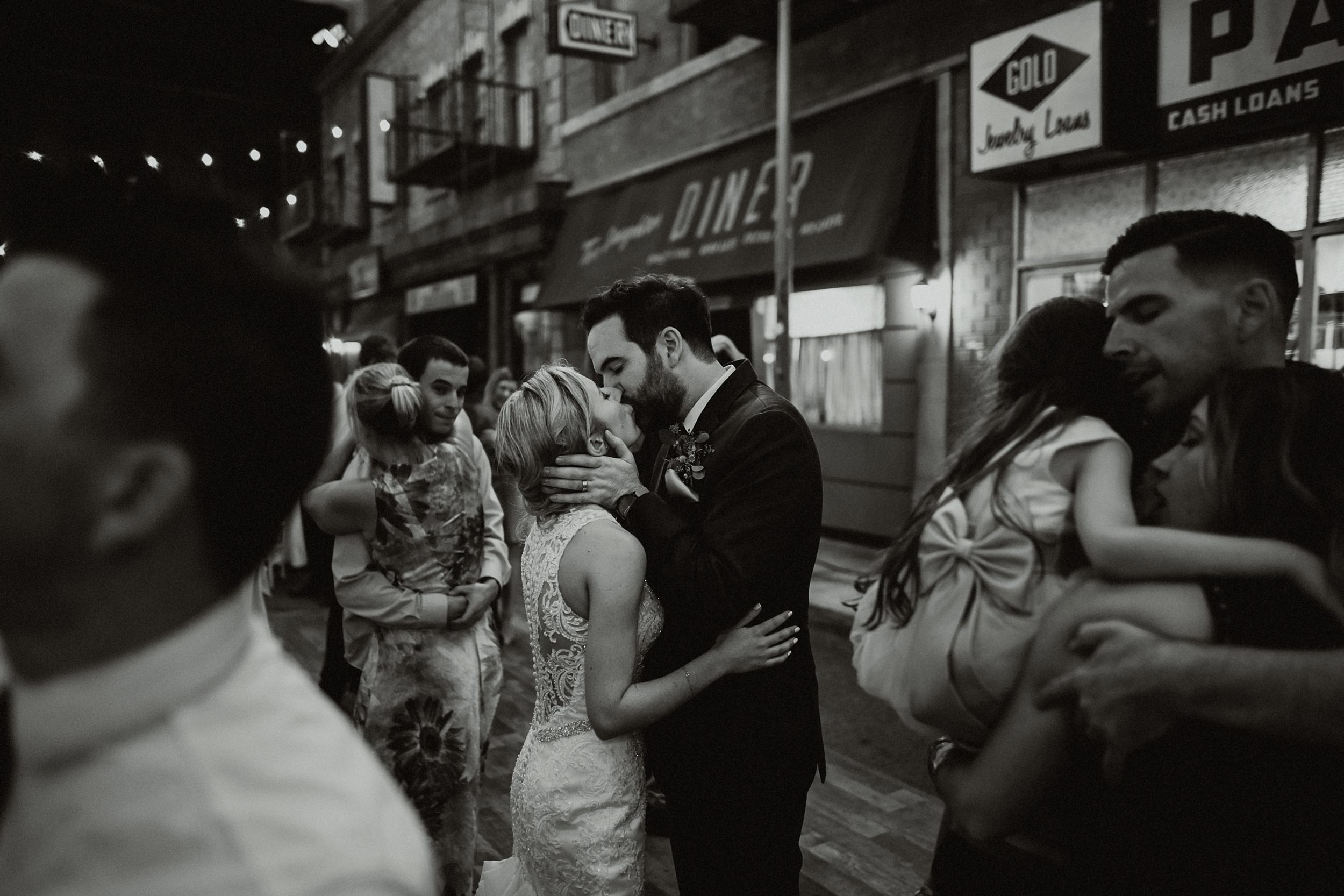 Backlot Wedding at CBS Studios New York Street | Shadney + Adam