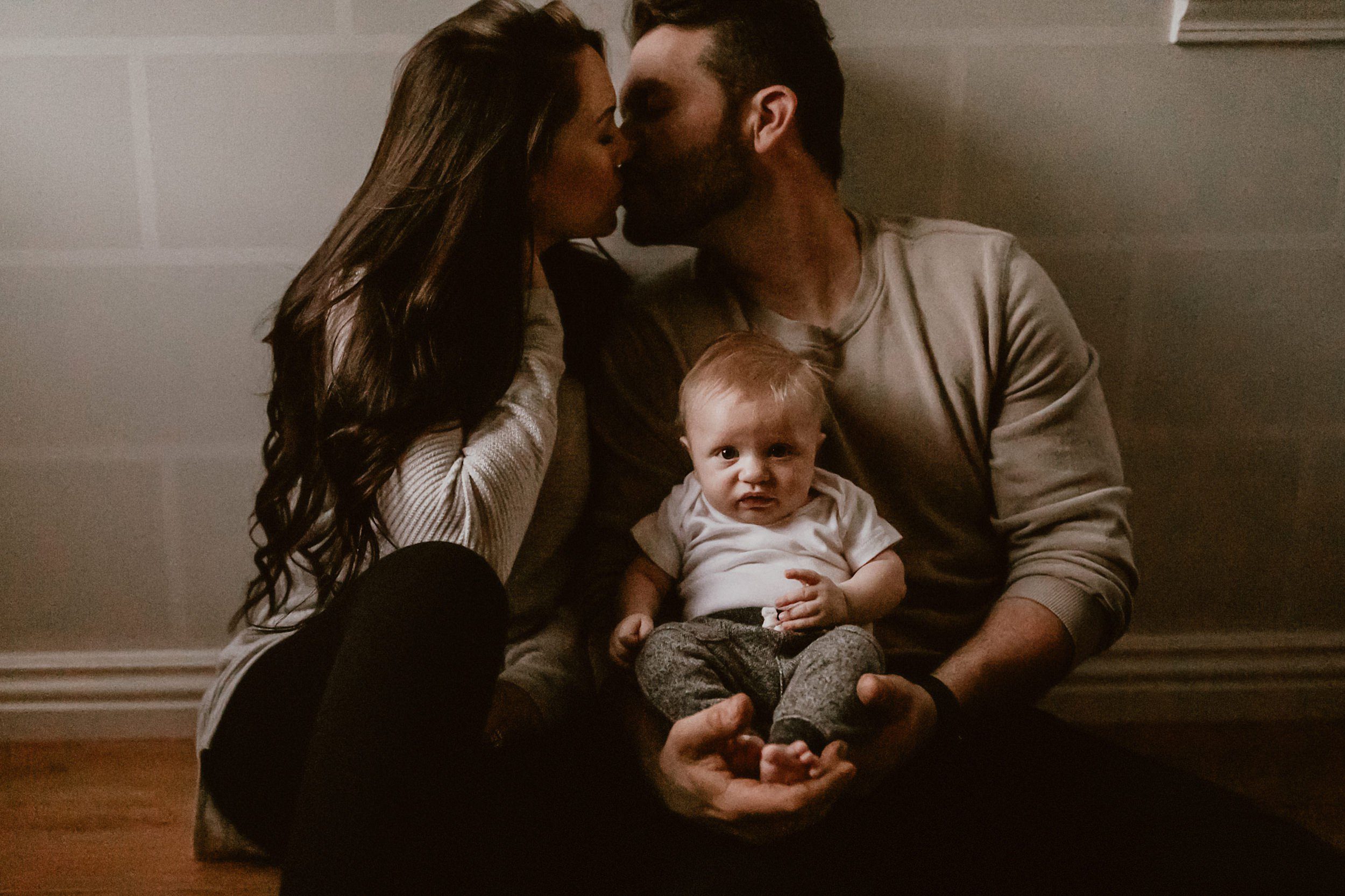 In-Home Maternity Session in Los Angeles | Mel + Garrett