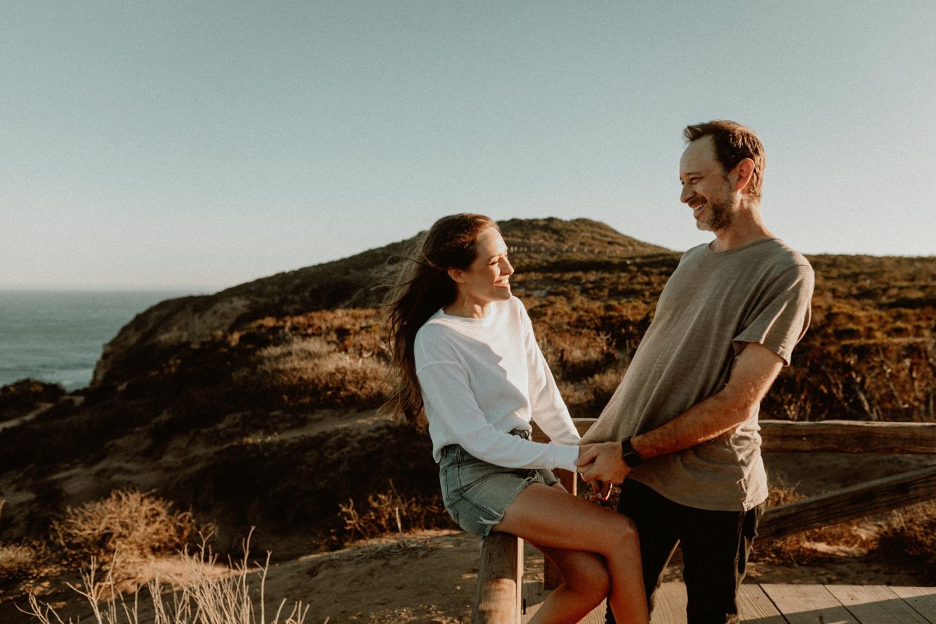 Point Dume Engagement Photos | Carly + Ryan