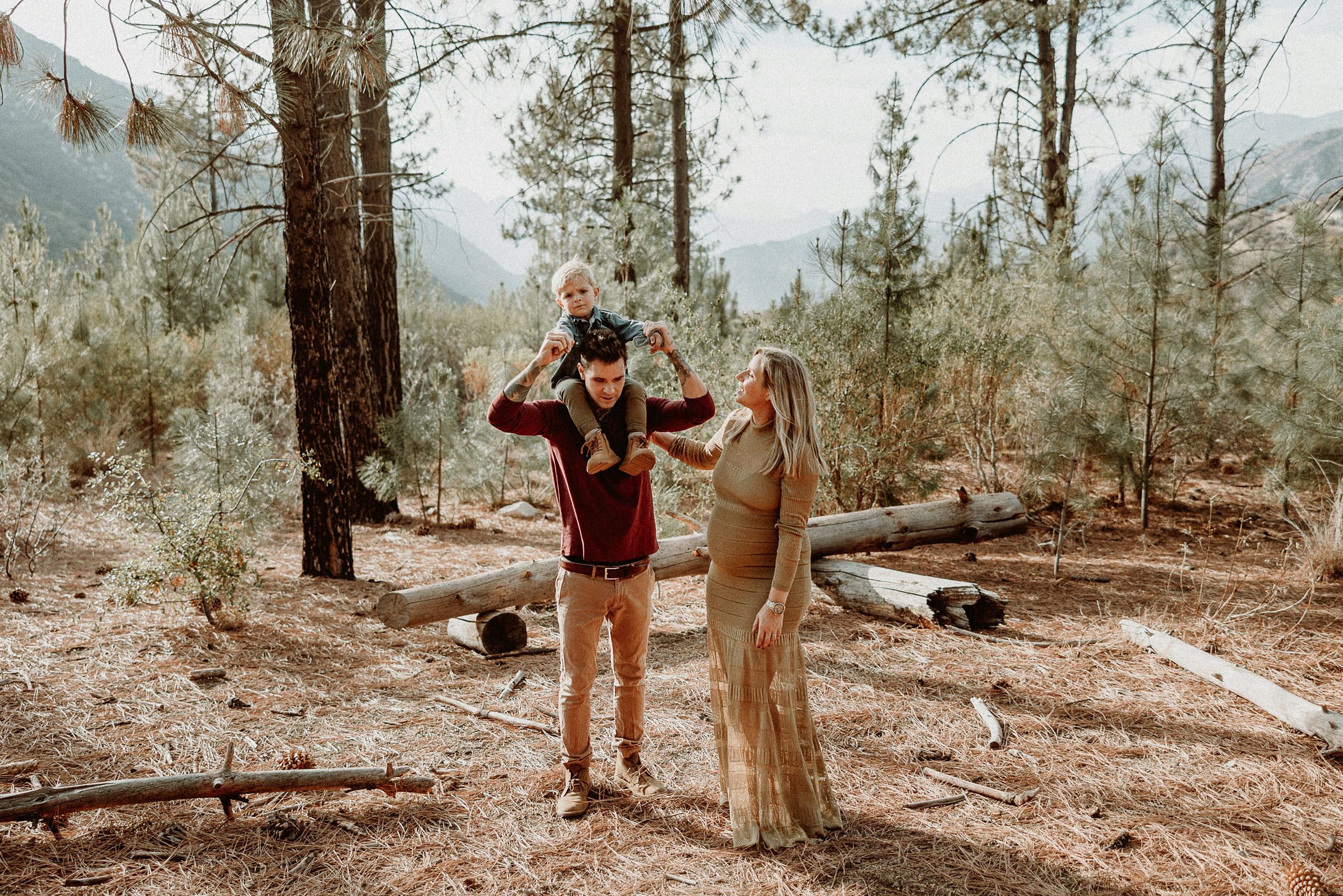 Los Angeles Family Photos in the Forest